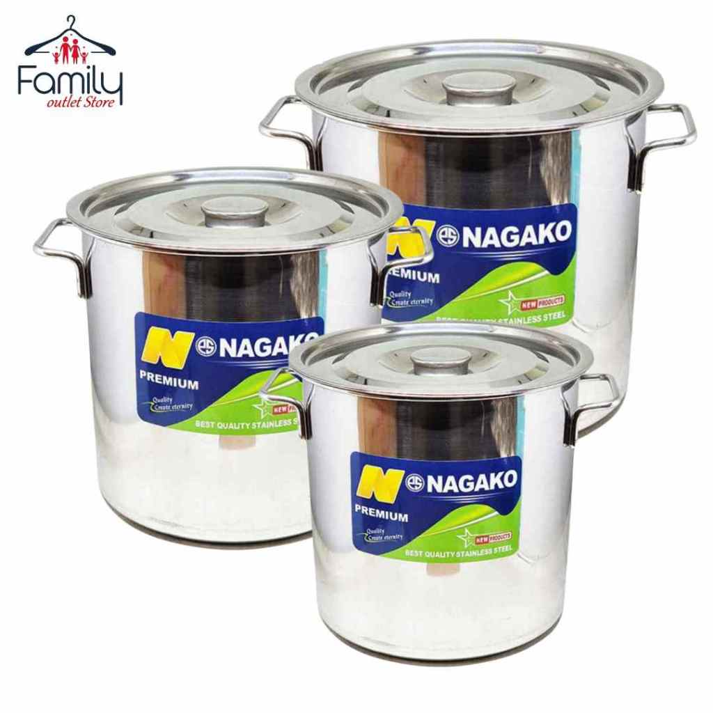 Jual Panci JUMBO Stock Pot Nagako Stainless Tebal Premium Tutup | Panci ...