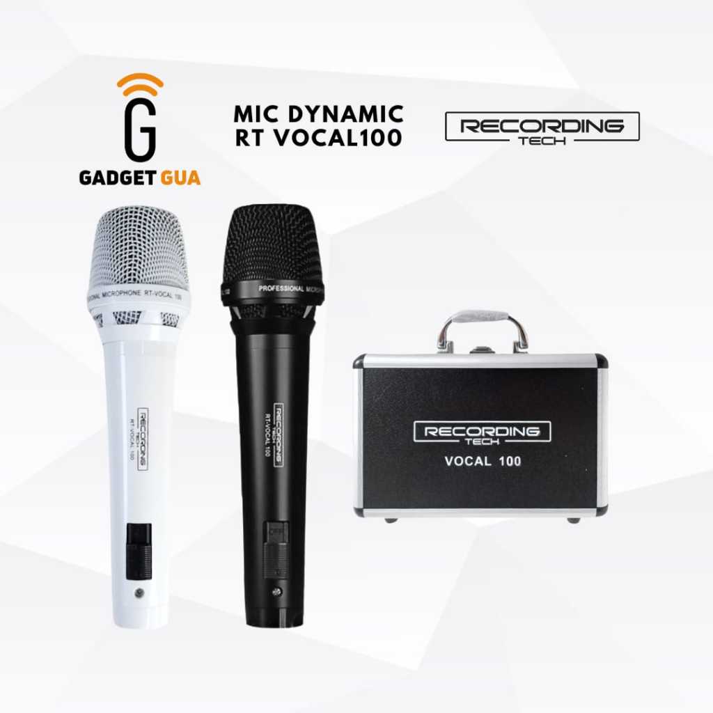 Jual Recording Tech RT Vocal100 Professional Dynamic Mic - Mic RT Vocal ...