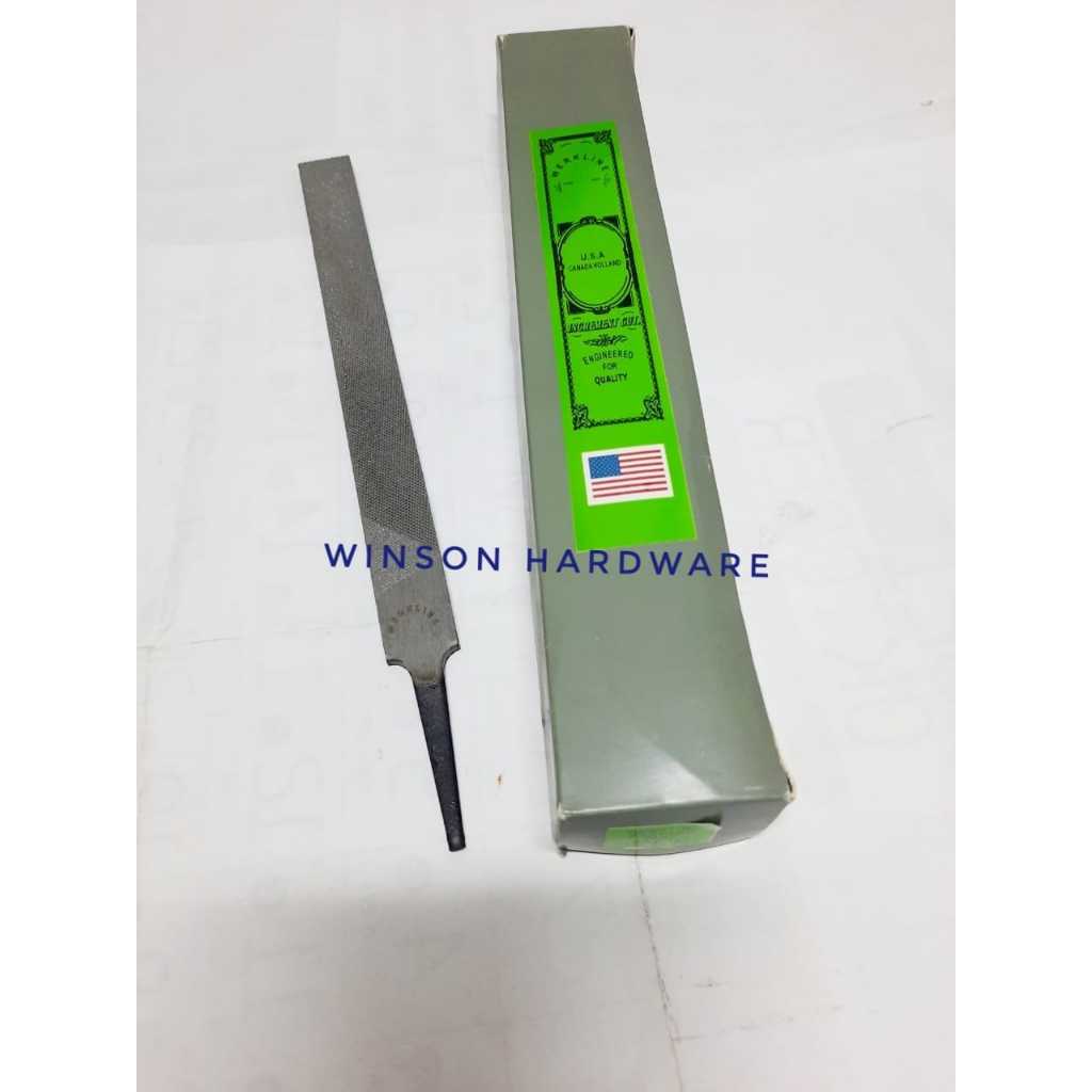 Jual Kikir Plat 12" Kasar WERKLINE Gepeng - Steel Flat File 12 inch ...