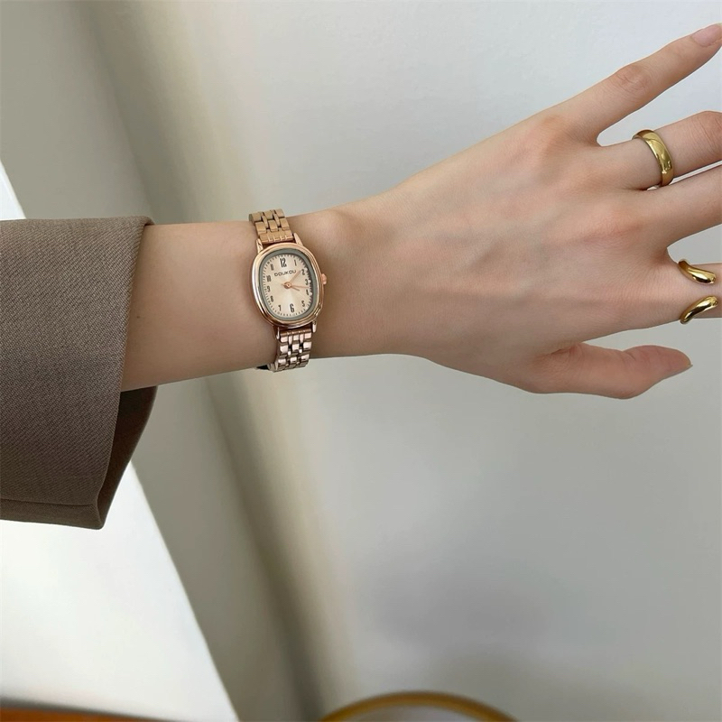 Jual KOOLEY - Jam Tangan Retro Berkelas Mewah Oval Doukou Motif Angka ...