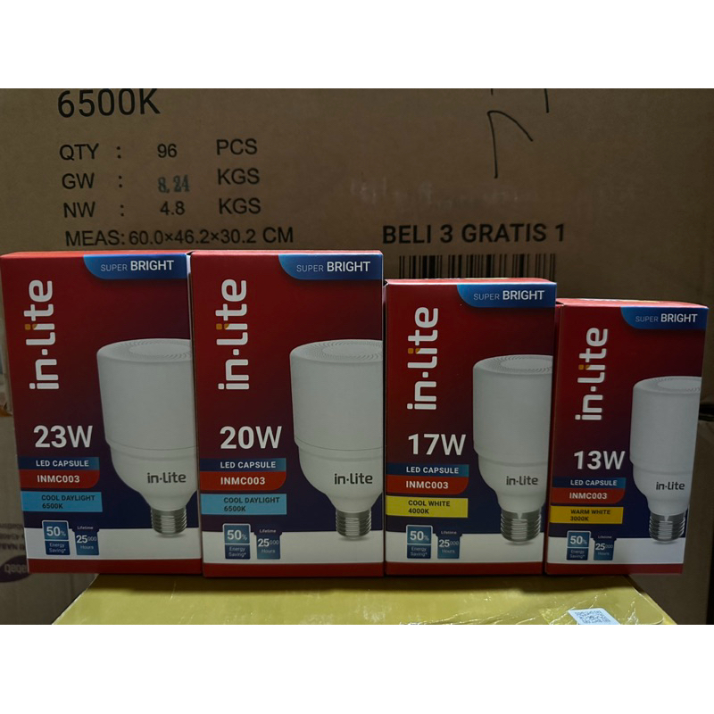 Jual Inlite INMC003 Mini Capsule 13Watt 17Watt 20Watt 23Watt In-lite ...