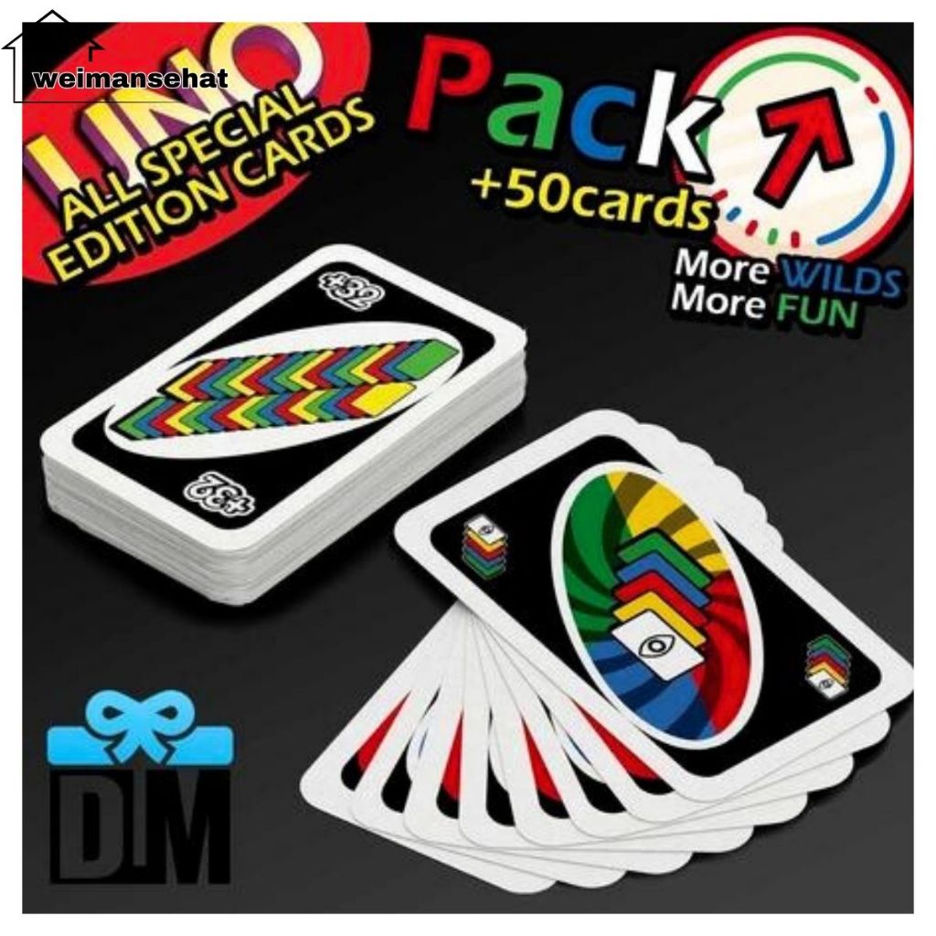Jual Kartu Uno All Special +32 Permainan Kartu Uno Mainan Anak Game ...