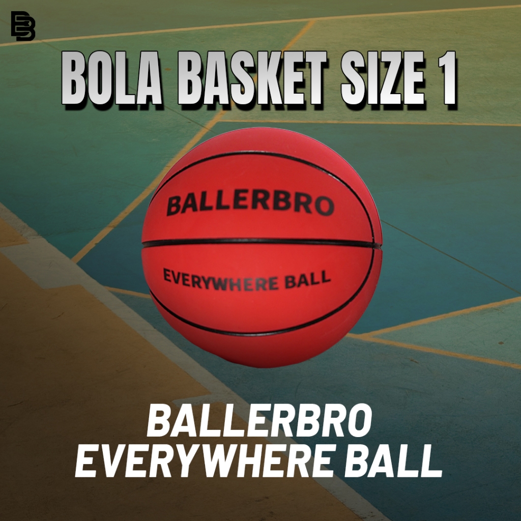 Jual Bola Basket Mini Ballerbro Everywhere Ball Size 1 | Mini ...