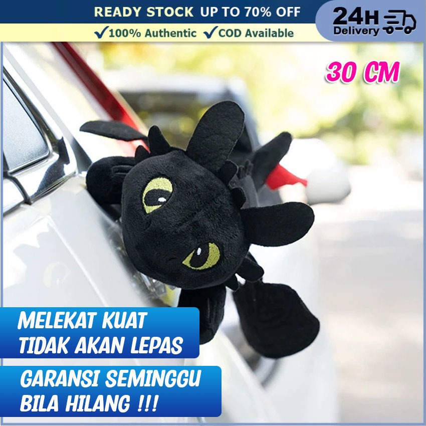Jual 【GARANSI】Boneka Toothless Dragon Dekorasi Atap Mobil Motor Helm ...