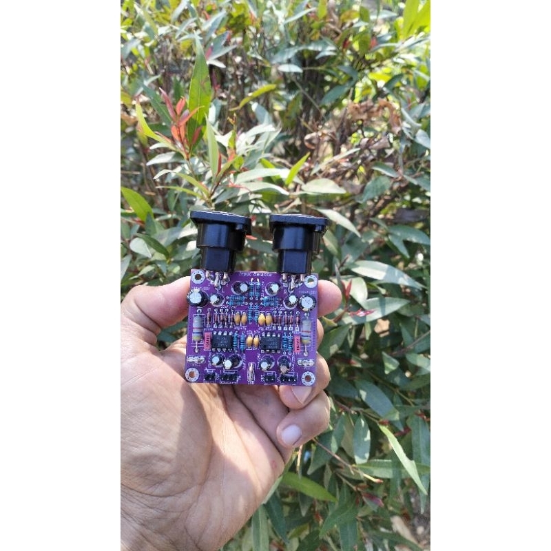 Jual kit input balance lengkap soket input PCB Ungu PCB doble layer ...