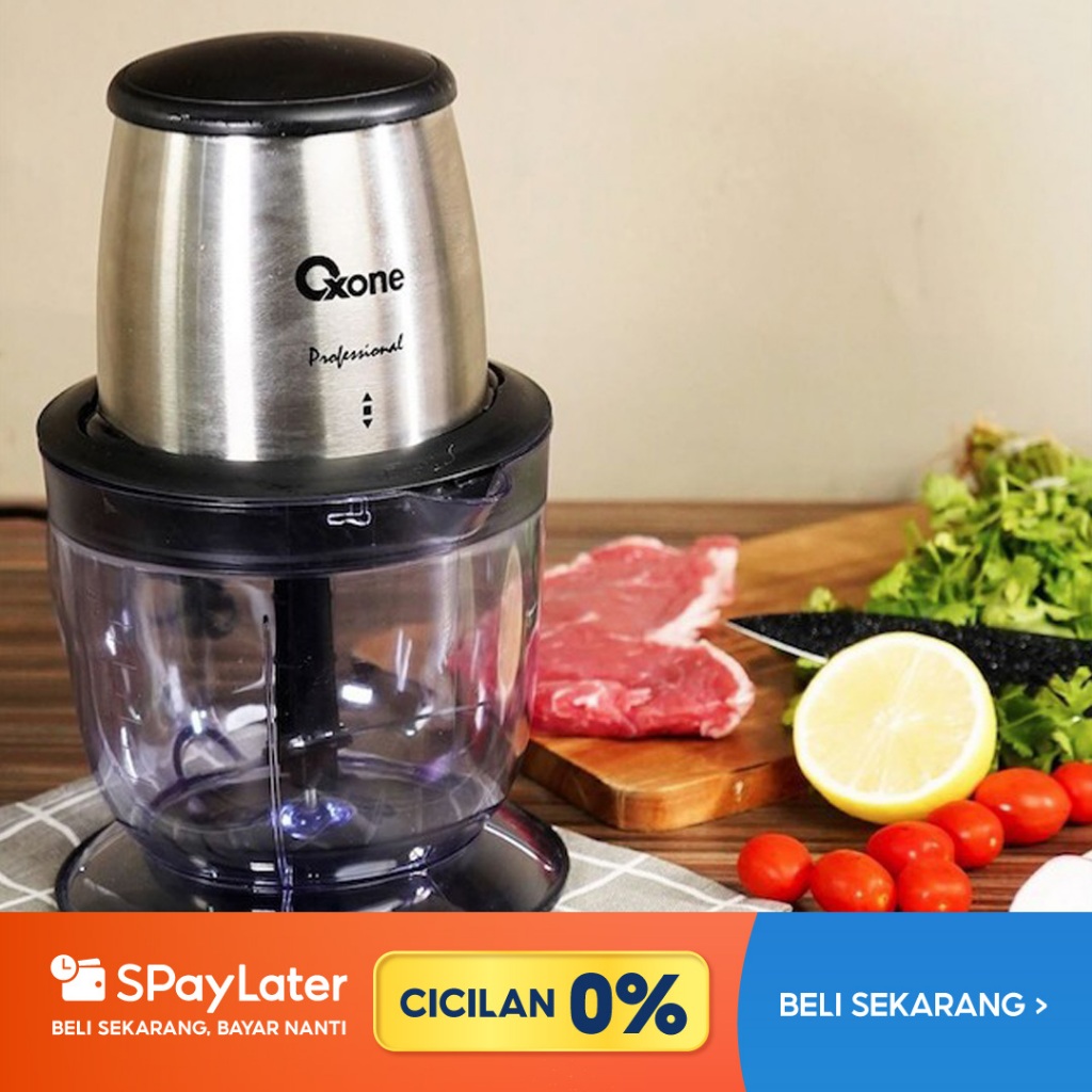 Jual Oxone OX272 Food Processor Chopper Penggiling Daging 1.2 Liter ...