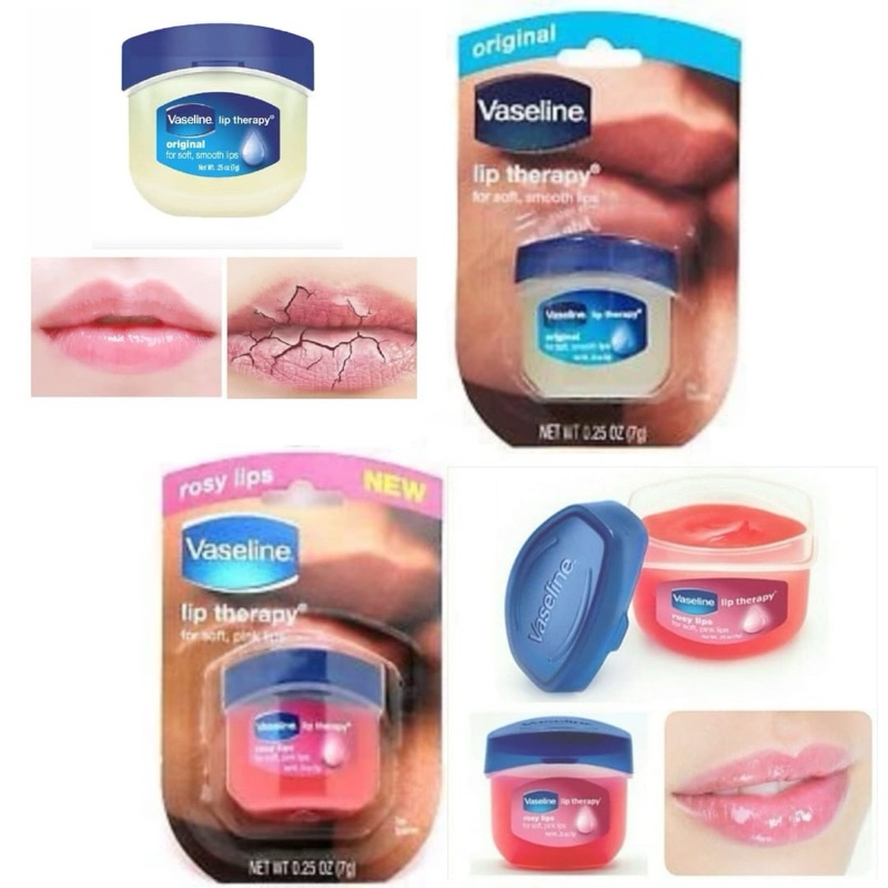 Jual ( BISA COD & READY STOK ) VASELINE LIP THERAPY ROSY LIPS MINI ...