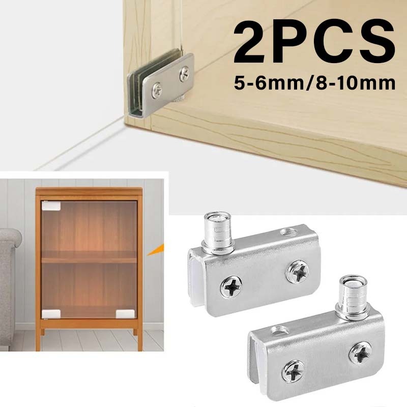 Jual 2pcs Engsel Pivot Kaca Jepit/Engsel Kaca Jepit Stainless Steel M ...