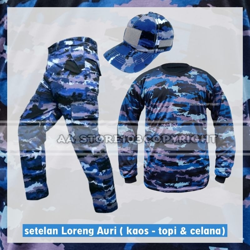 Jual Satu set setelan loreng TNI au - Seragam Tni Auri loreng | Shopee ...