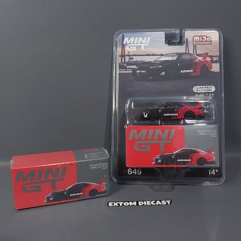 Jual Mini GT Nissan Silvia S15 LBWK Advan | Shopee Indonesia