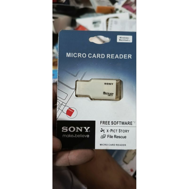 Jual card rider merk Sony cardrider untuk micro-sd | Shopee Indonesia