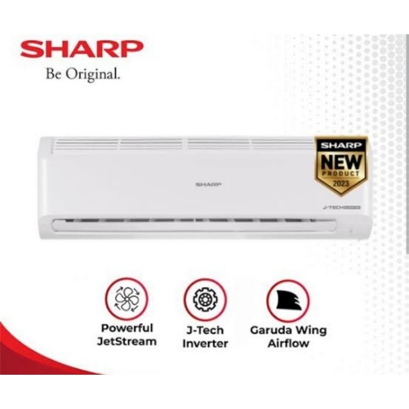 Jual Ac Sharp AH - X10BEY 1 PK Series Garuda Inverter + Pasang Pipa 3m | Shopee Indonesia