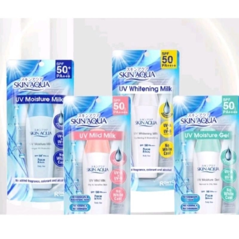 Jual Skin aqua suncreen SPF 50 4 varian | Shopee Indonesia