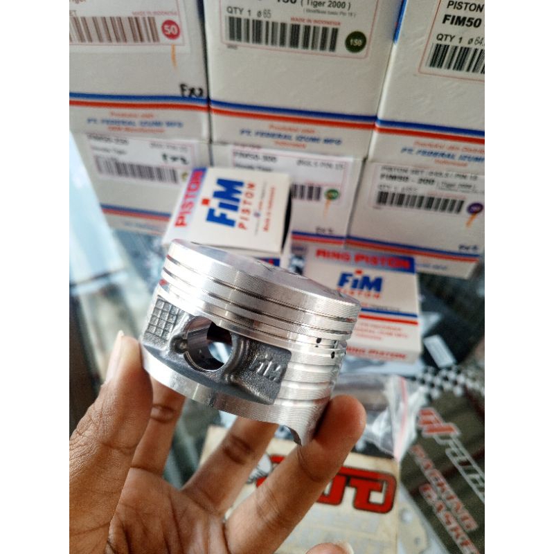 Jual Piston fim Tiger 63,5 64 64,5 65 65,5 66 66,5 pen15 fim50 | Shopee ...