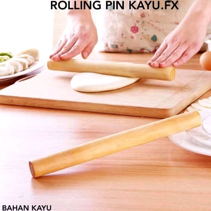 Jual Rolling pin kayu / penggilas adonan | Shopee Indonesia