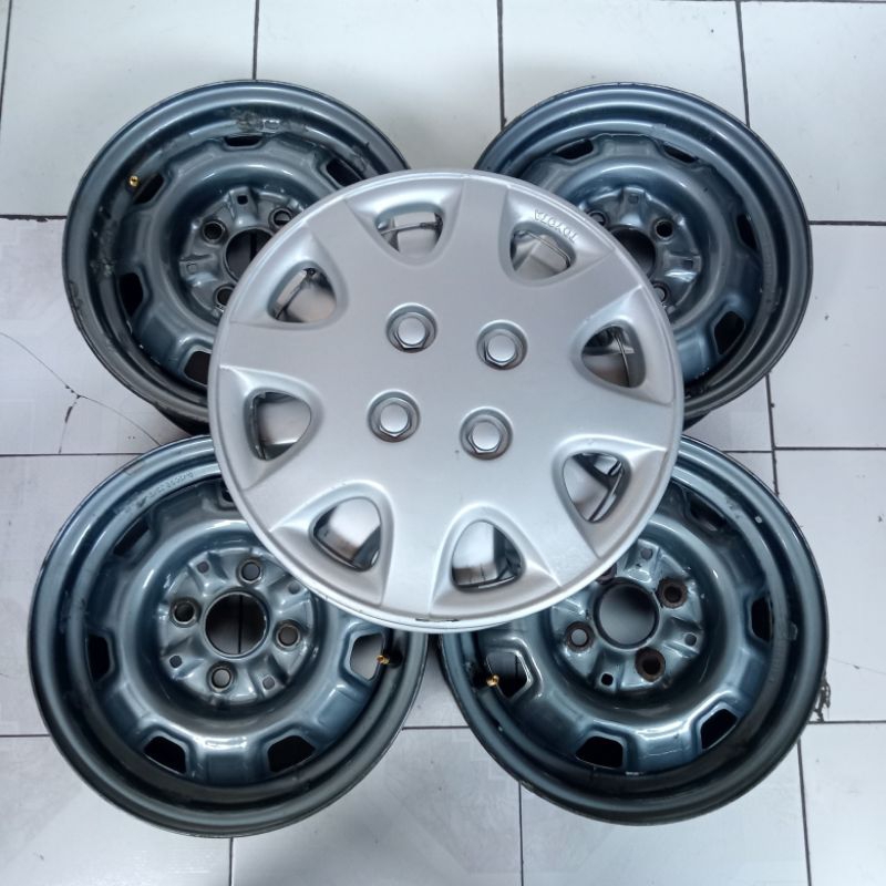 Jual VELG KALENG STARLET R13 PLUS DOP | Shopee Indonesia