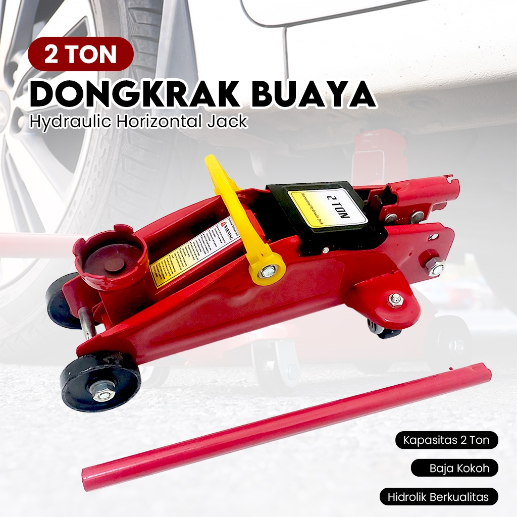 Jual Dongkrak Buaya 2 Ton Hidrolik Mobil Baja Kokoh Hydraulic Jack ...