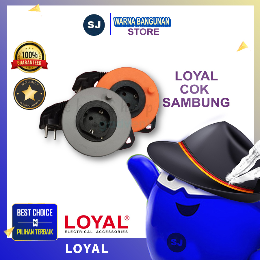 Jual LOYAL LY-150 Kabel Box Roll Travel 1 Lubang 2 Meter SNI | Shopee ...