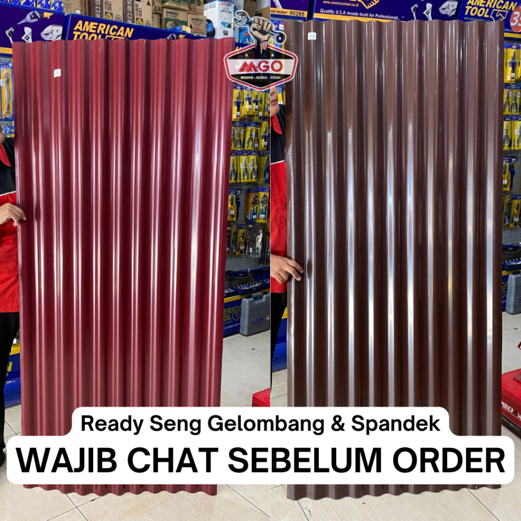 Jual Seng Gelombang Warna / Atap Rumah Seng Warna | Shopee Indonesia