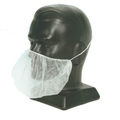 Jual (Khusus BATAM) Disposable Beard Cover, White | Pelindung Jenggot ...