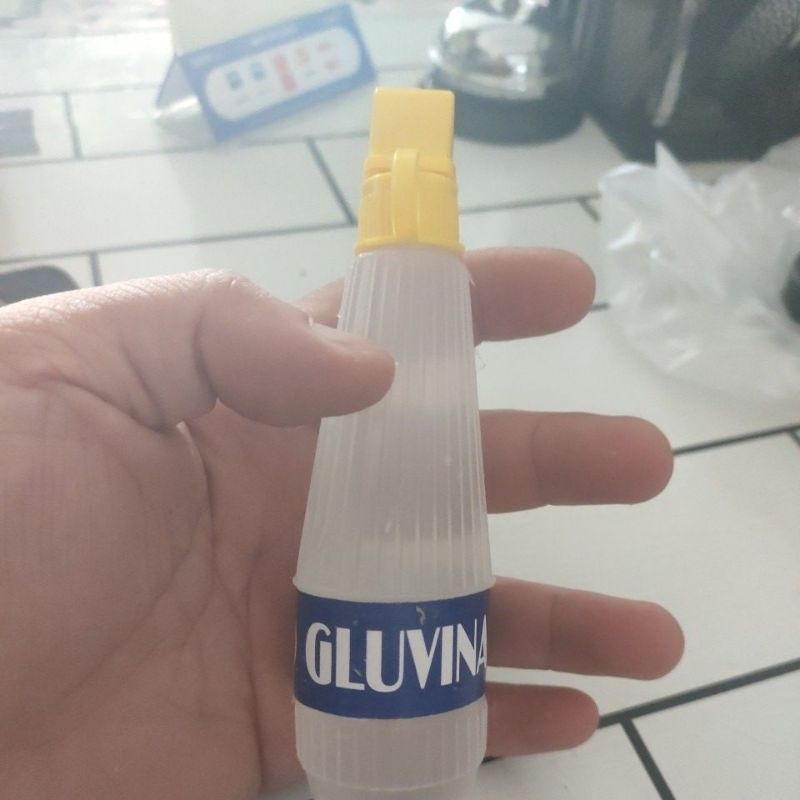 Jual lem cair /liquid adhesive/lem tutup kuning Gluvinal lem povinal ...