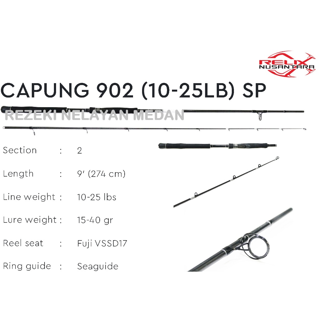 Jual Joran RELIX NUSANTARA Capung 902 [10 - 25lb] | Shopee Indonesia
