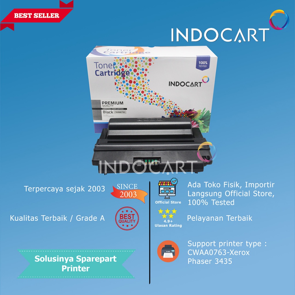 Jual Toner Cartridge Compatible CWAA0763-Printer Xerox Phaser 3435 ...