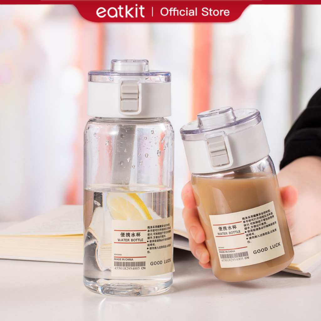 Jual Eatkit Botol Minum Transparan Bening 350 550 800ml Tumbler Air ...