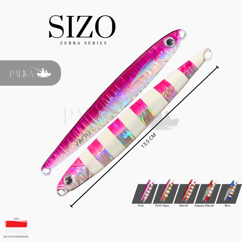 Jual Metal jig 100 gram Palika Sizo 100 gram 100gr 100Gram 100gram 100G | Shopee Indonesia