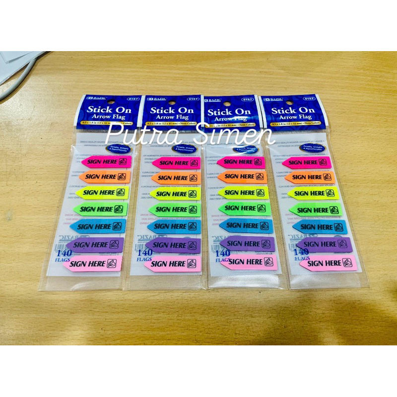 Jual STICKY NOTES SIGN HERE 5157 8 WARNA PANAH PLASTIK INDEX | Shopee ...