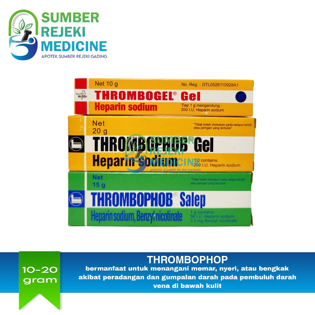 Jual Thrombophob Oint Gel - Bengkak Lebam Memar | trombopob ...