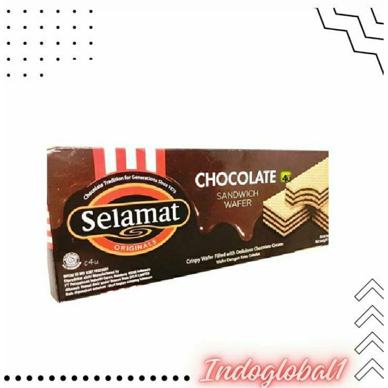 Jual Wafer Selamat Chocolate 145 G | Shopee Indonesia