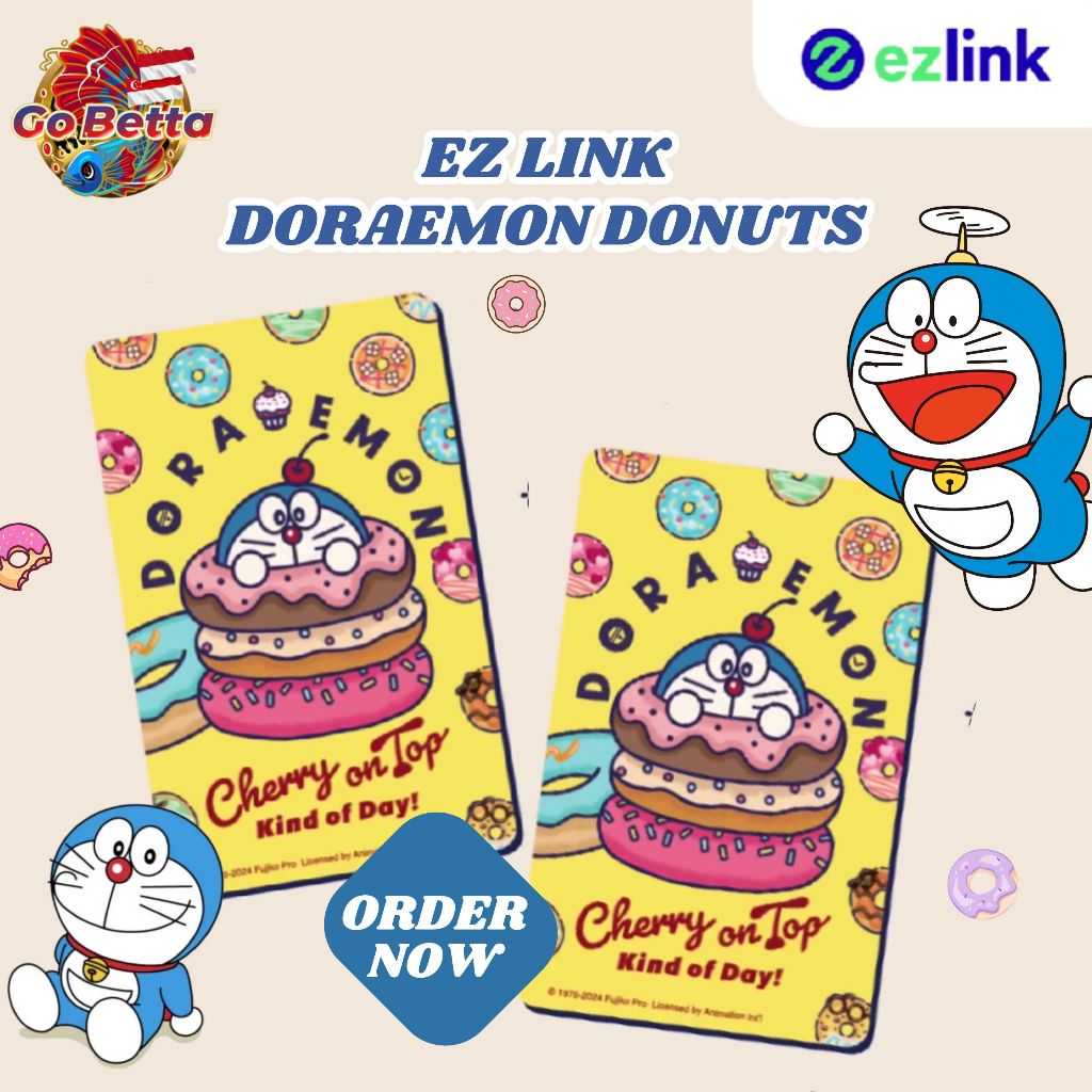 Jual 🇮🇩 KARTU MRT / BUS EZ-LINK EZLINK SINGAPURA Doraemon SimplyGo EZ ...