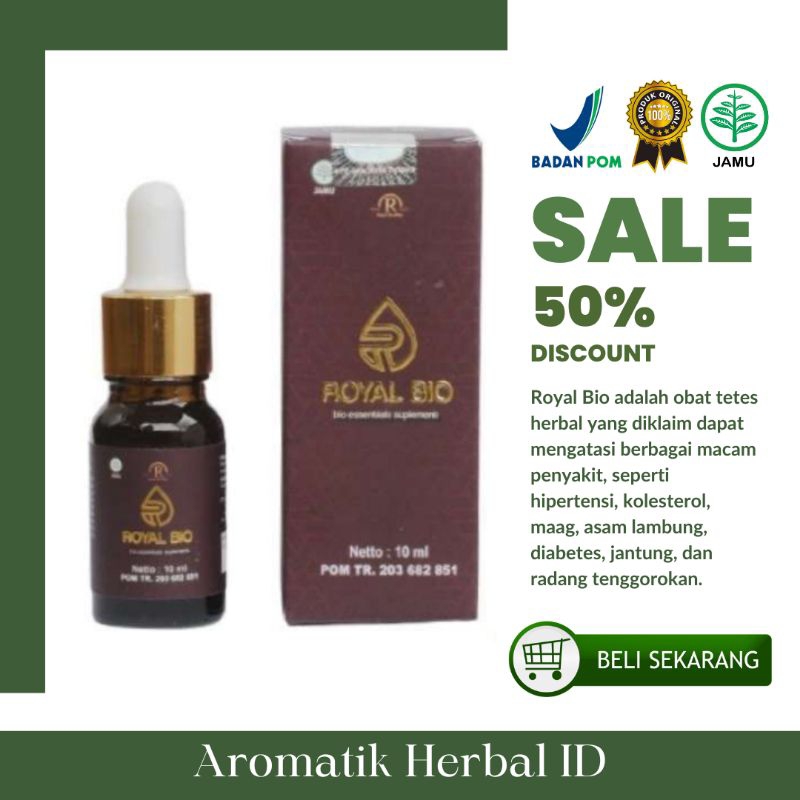 Jual ROYAL BIO - Paket 1 Botol 30 ml Suplemen untuk Jantung | Shopee ...