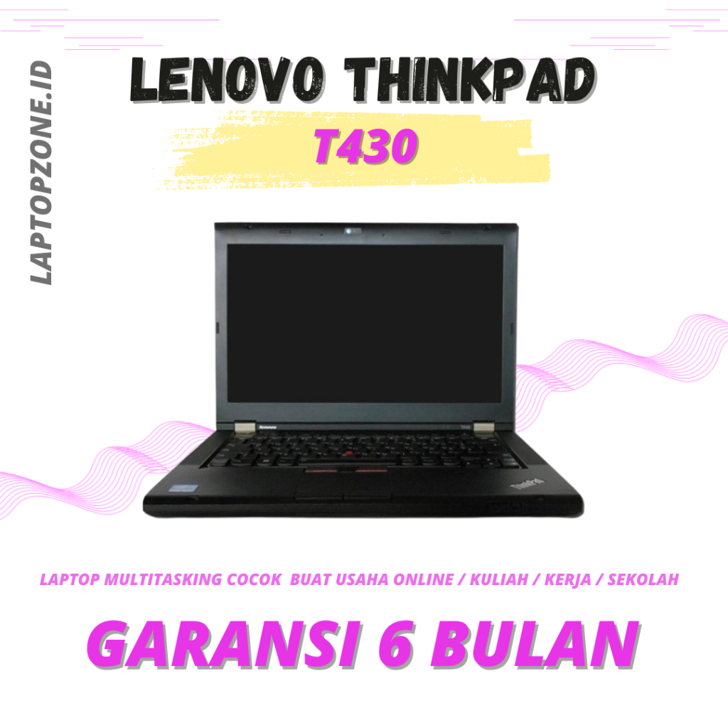 Jual Laptop lenovo Thinkpad T430 Core i5 Gen-3 Ram 8GB Ssd 512GB Layar 14 inc Original | Shopee ...