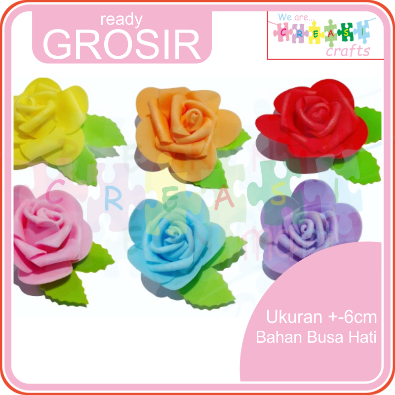 Jual Bunga Busa Hati Dekorasi / Hiasan Kue Tart, Mahar, Tumpeng, Bunga ...