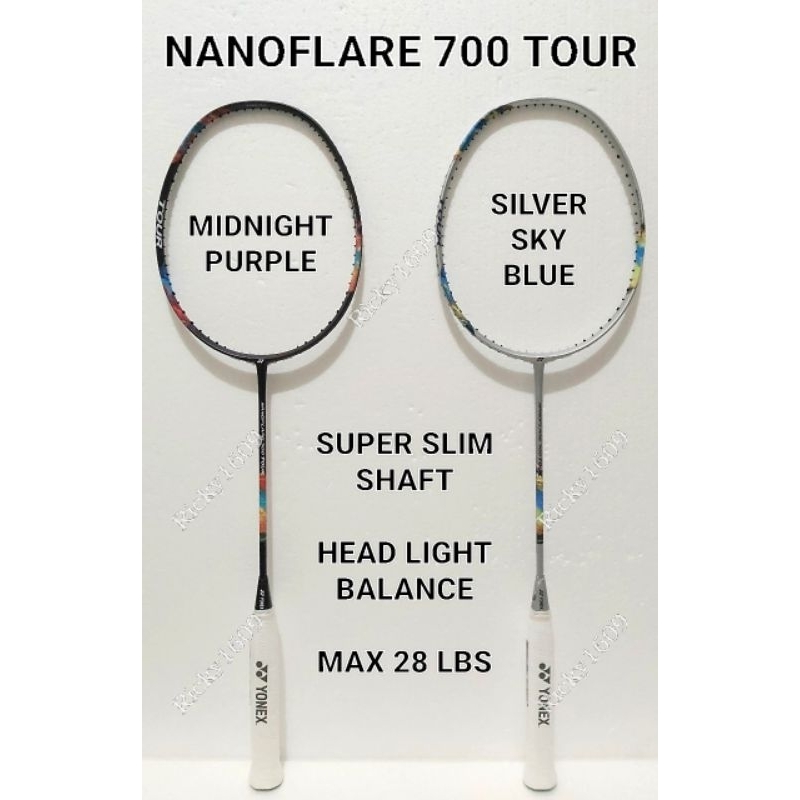 Jual RAKET BADMINTON YONEX NANOFLARE 700 TOUR - HEAD LIGHT BALANCE - SUPER SLIM SHAFT - ORIGINAL ...