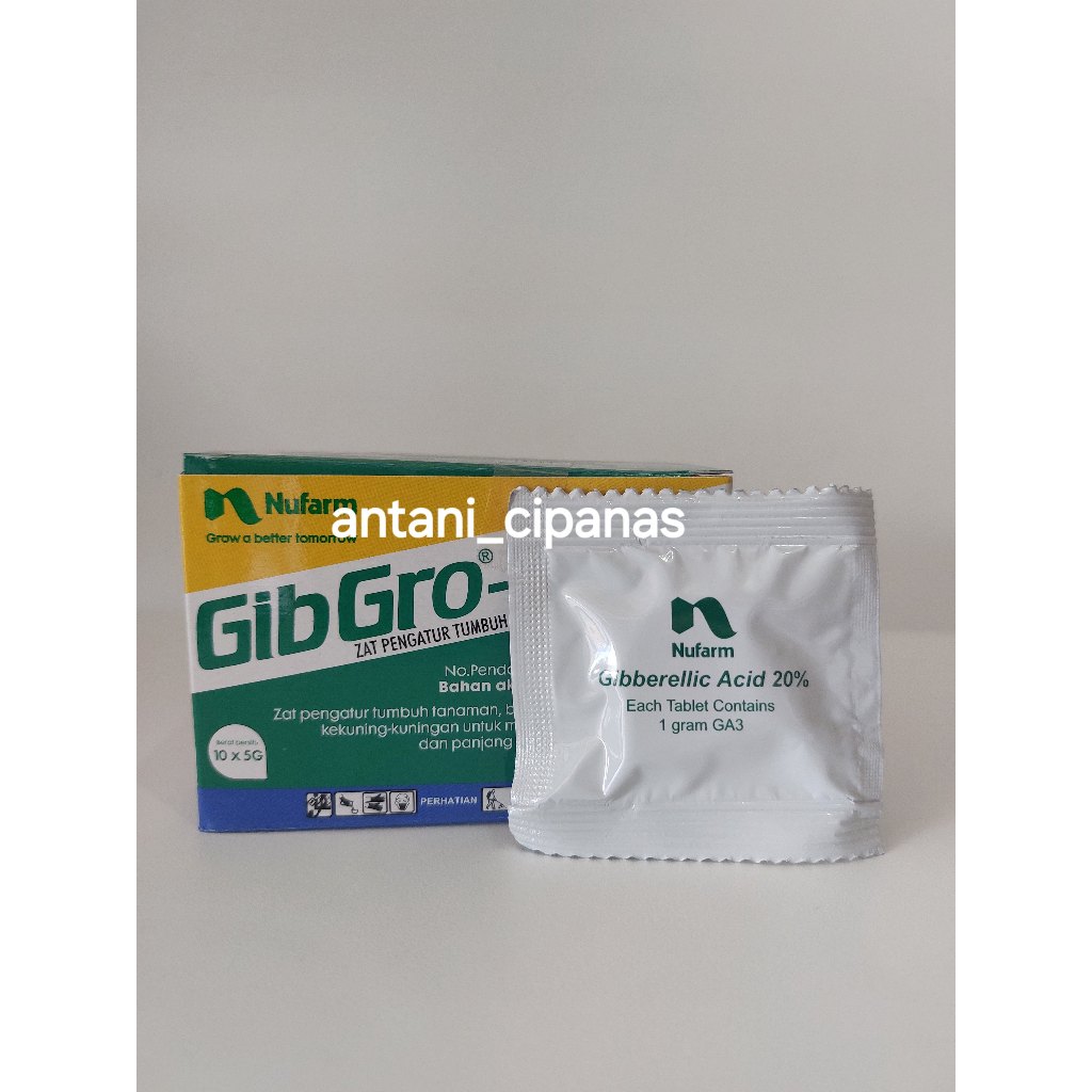 Jual GibGro 20TB ZPT GA3 Giberelic Acid (1 tablet) | Shopee Indonesia