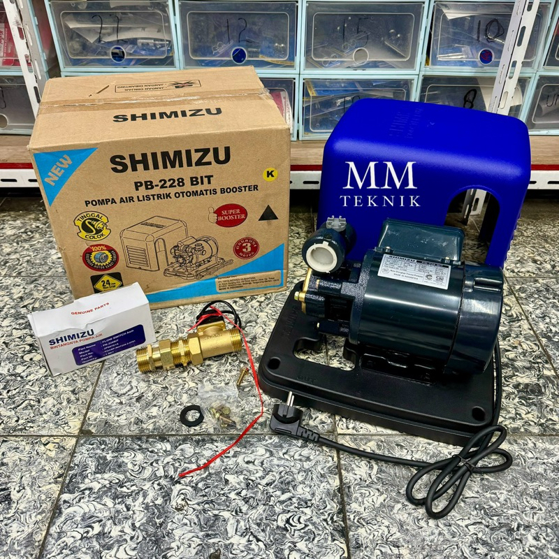 Jual Pompa Air BOOSTER Shimizu PB 228 BIT Pompa Air Otomatis Booster Home Booster Pump | Shopee ...