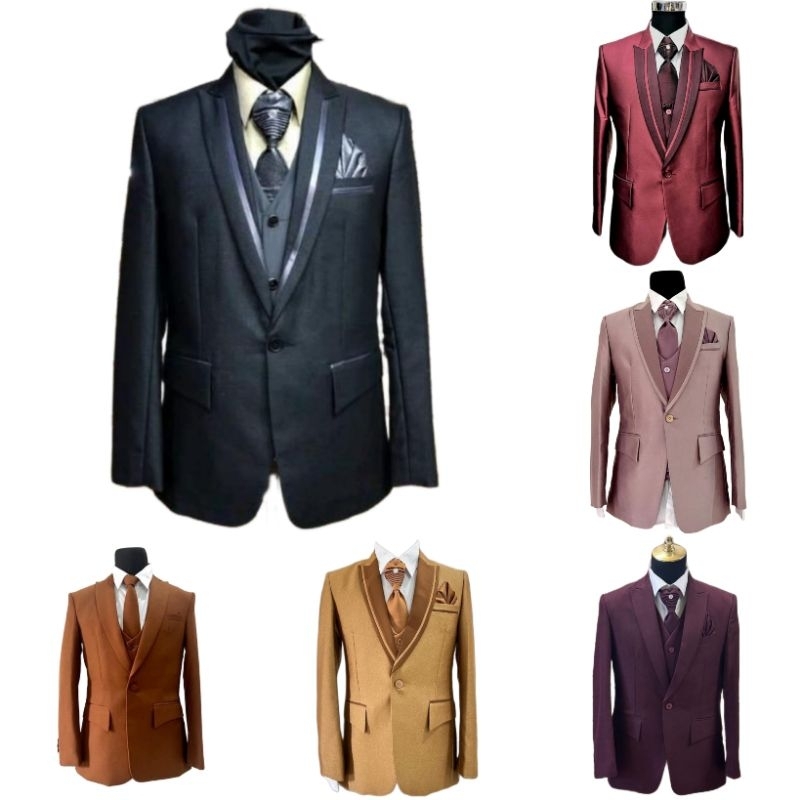 Jual jas formal / jas semi woll / jas pria / jas pria pengantin / jas ...