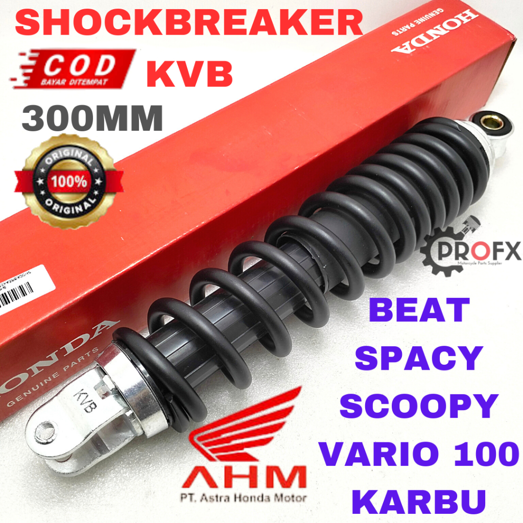 Jual SHOCKBREAKER KVB HONDA BEAT SCOOPY VARIO 110 KARBU KUALITAS ORIGINAL AHM ASLI SHOK BELAKANG ...
