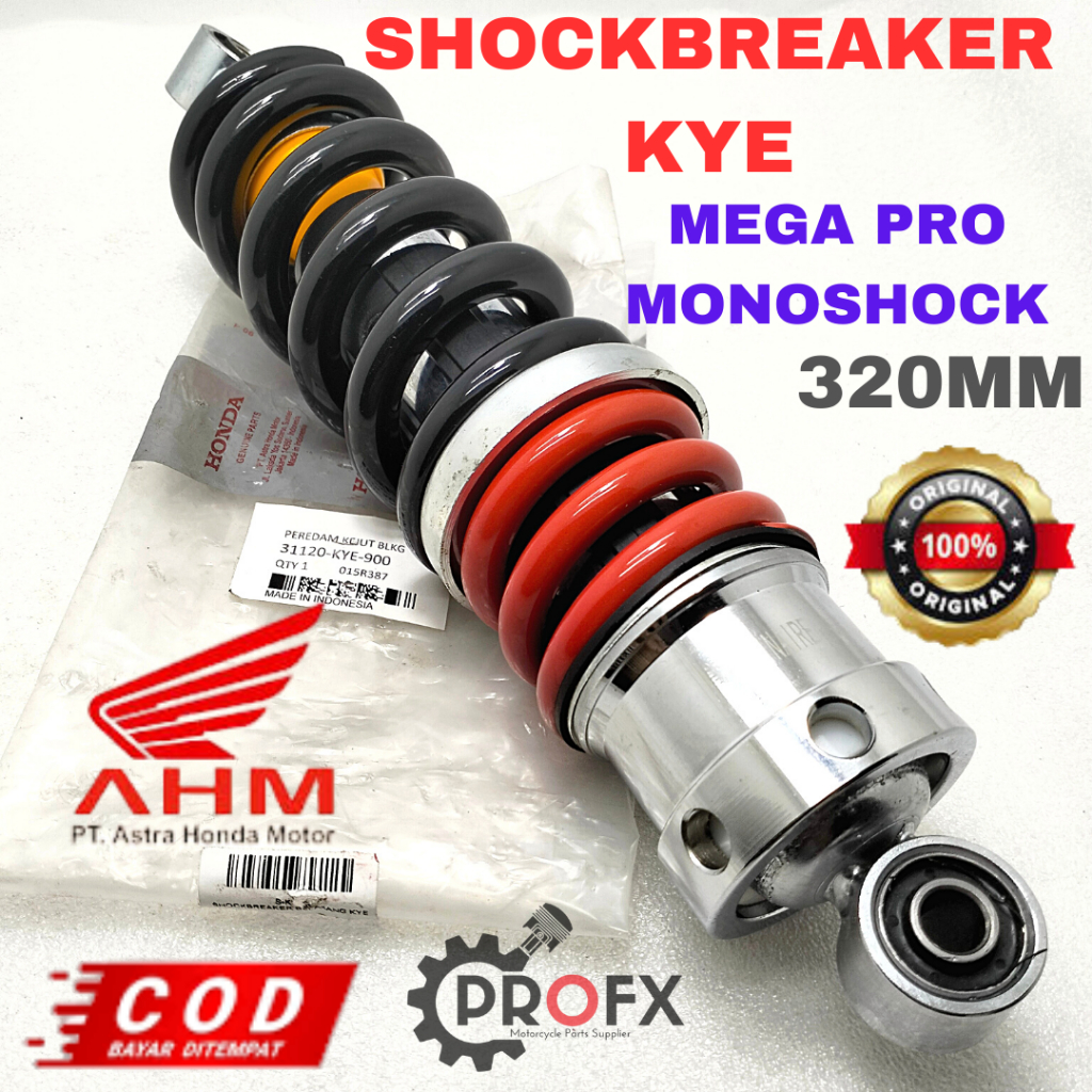 Jual SHOCKBREAKER KYE HONDA MEGAPRO MONOSHOCK ORIGINAL ASLI AHM SHOK BELAKANG SOK BEKER UKURAN ...