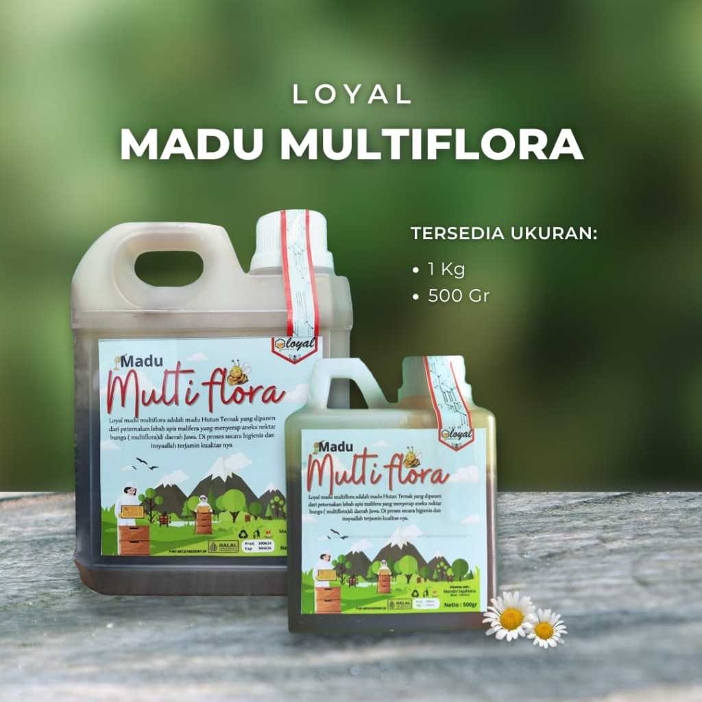 Jual MADU MULTIFLORA 1KG ASLI ORIGINAL - MADU NEKTAR MULTIFLORA ...