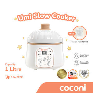 Jual COCONI UMI SLOW COOKER | panci masak MPASI 1 liter | Shopee Indonesia