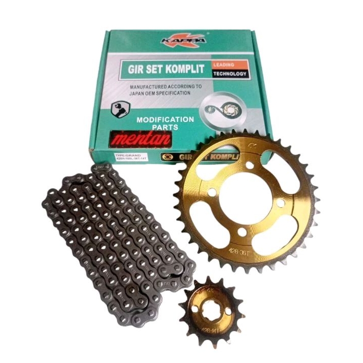 Jual KAPPA GEAR GIR SET PAKET GRAND - PRIMA - LEGENDA 428 100 36T 14T ...