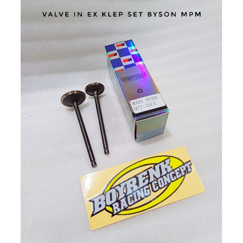 Jual KLEP SET VALVE SET IN EX BYSON MPM-BOYRENK | Shopee Indonesia