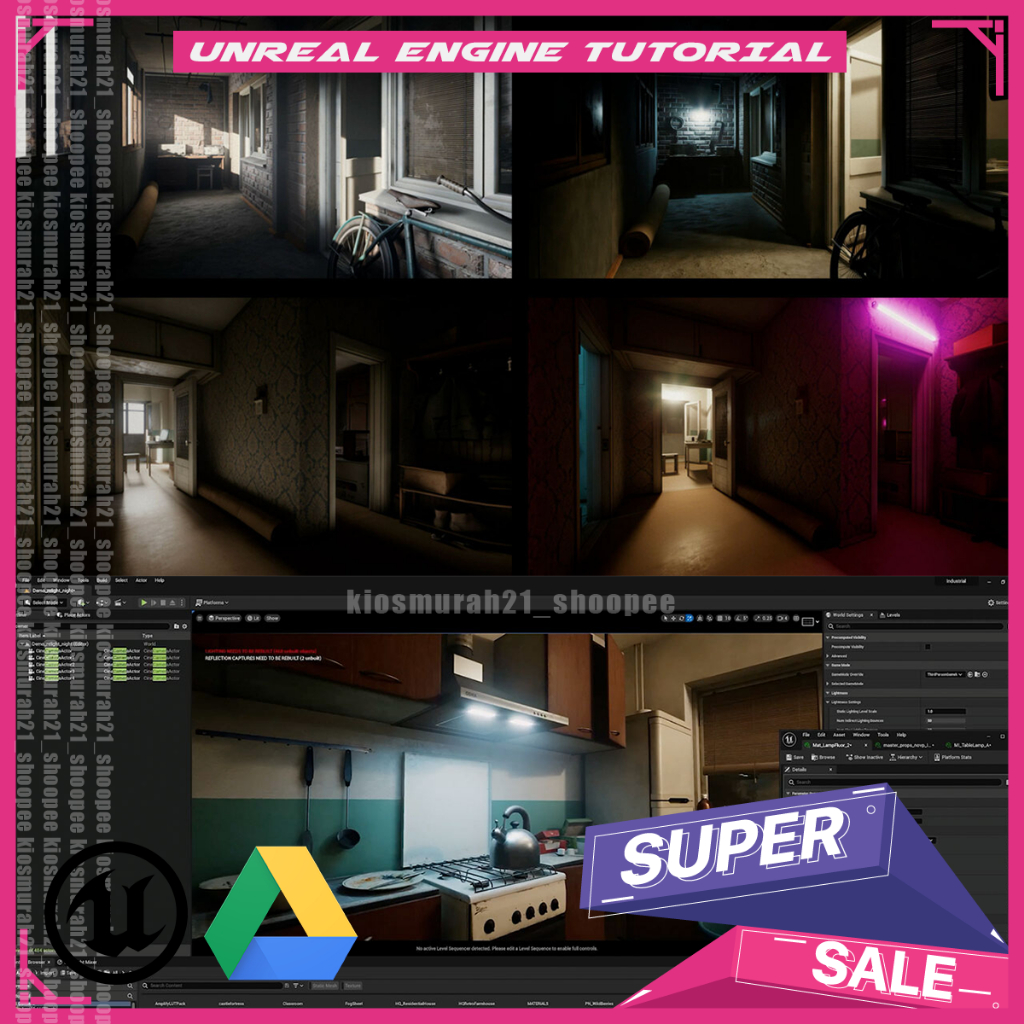 Jual Cinematic Lighting in Unreal Engine 5 - Frame unreal engine tutorial Tutorial | Shopee ...