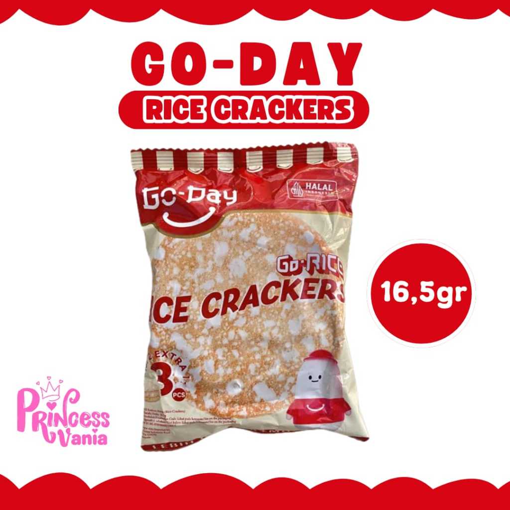 Jual 1PCS ECER GODAY GO RICE CRACKERS SNACK BISKUIT KUE KREKER BERAS 16 ...