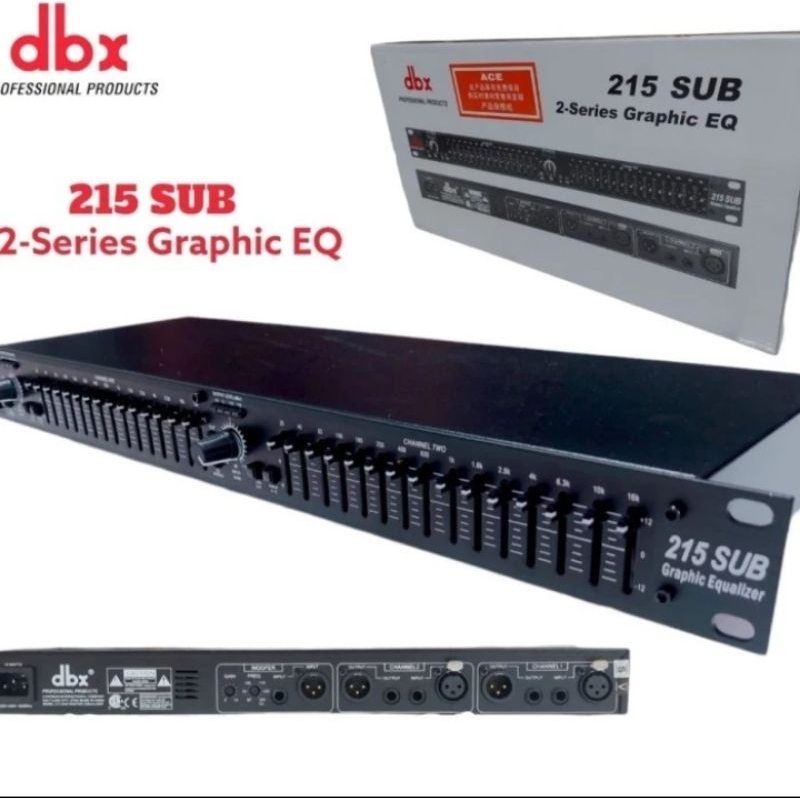 Jual Equalizer DBX 215 SUB Equalizer DBX 215+ Subwoofer Grade A | Shopee Indonesia