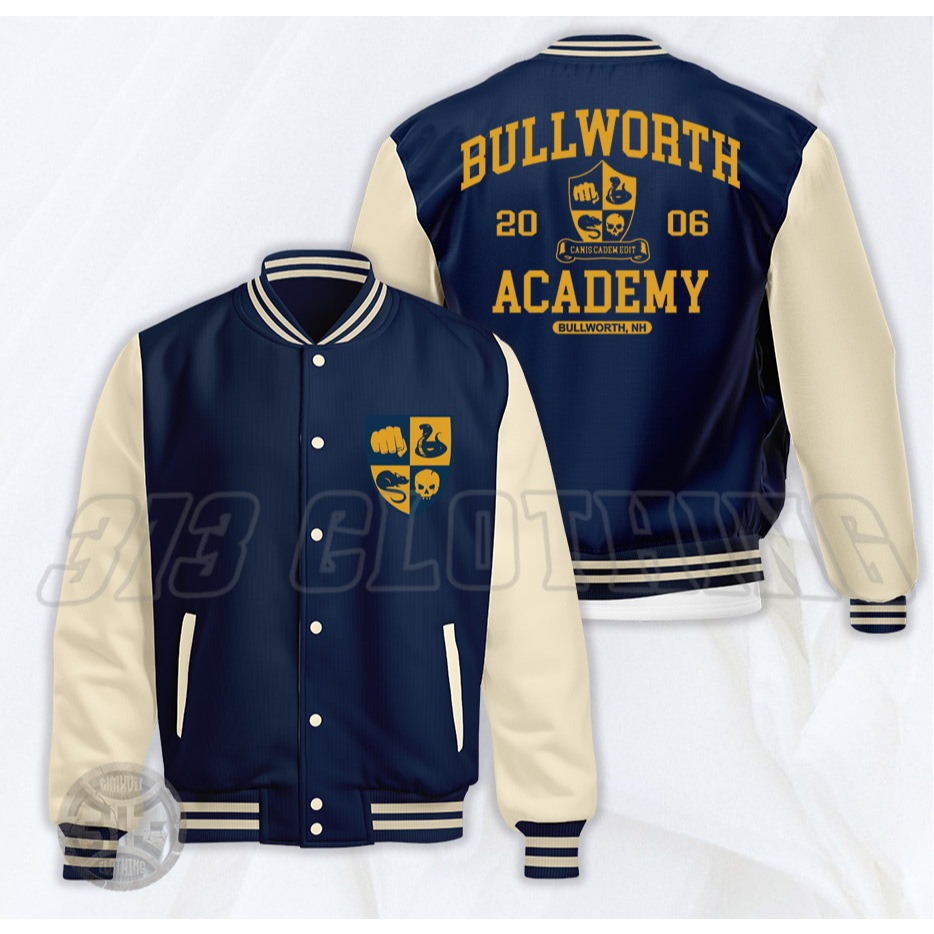 Jual Jaket Varsity Bullworth Academy / Jaket Bully Jaket Baseball ...